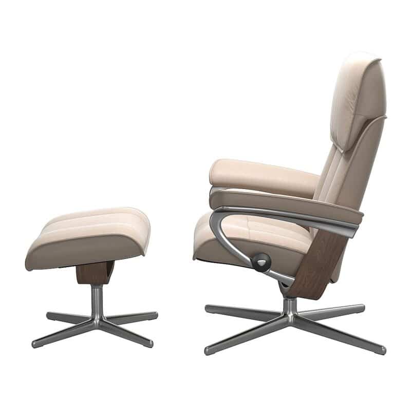 Stressless Admiral Cross Chair With Ottoman ☑️ Toronto, ON