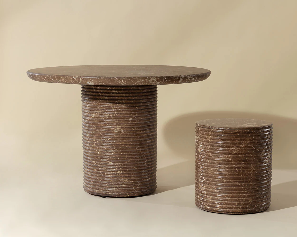 Riva Dining Table In Mocha Finish ☑️ Modern Sense Dining Tables ...