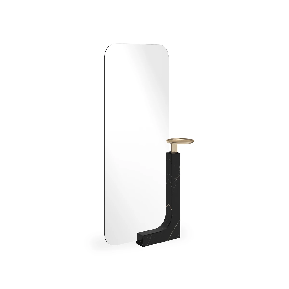 Overlap Dark Floor Mirror ☑️ Modern Sense Mirrors | Toronto, ON